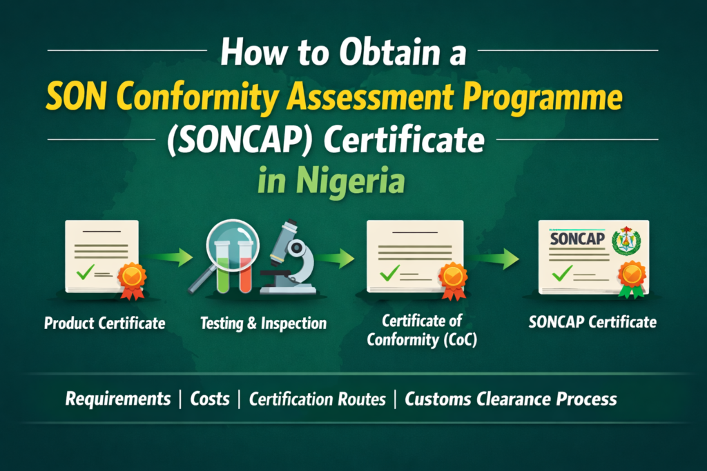 How to Obtain a SONCAP Certificate in Nigeria (2026 Guide).